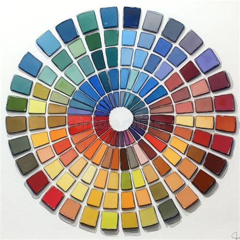 Color Wheel Pattern Stock Illustrations 29079 Color Wheel Pattern