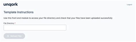 Sftp Upload Integration Template
