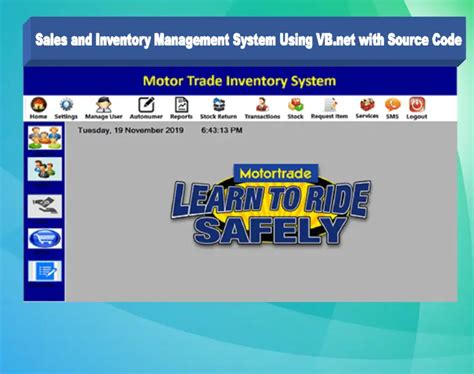 Sales And Inventory Management System Project In Vbnet Source Code