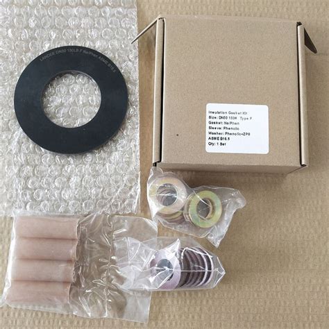 Flange Insulation Kits Neoprene Faced Phenolic Gasket 2 In Landee