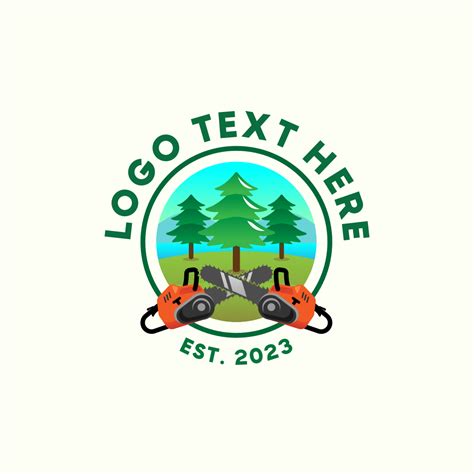 Chainsaw Tree Logging Logo Brandcrowd Logo Maker Brandcrowd