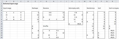 Reformatting Excel Real Statistics Using Excel