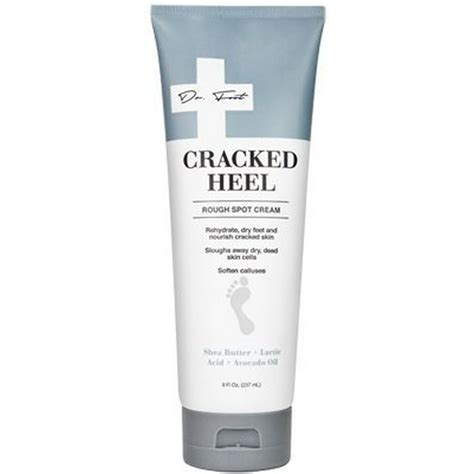 Dr Foot Cracked Heel Cream Rough Spot Cream For Cracked Heels Rough Spots And Dry Feet 8 Fl