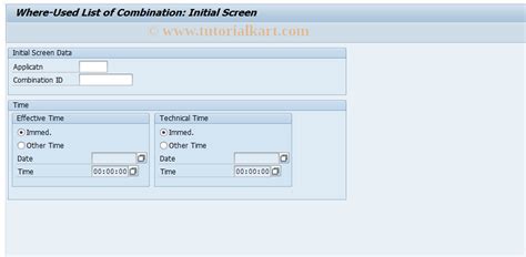 CACS DET WUL COMB SAP Tcode Determ Where Used List Combination