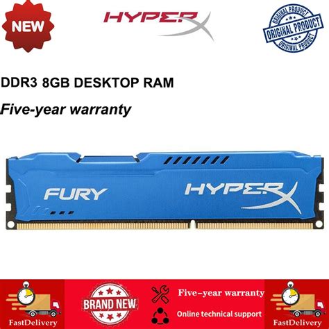 Hyperx Fury 4gb 8gb Ddr3 1333mhz 1600mhz Desktop Ram Memory Pc3 12800u