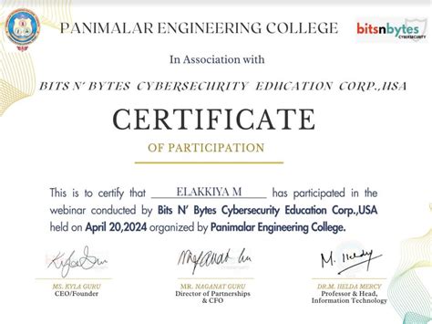 Elakkiya M On Linkedin Once Again A Great Opportunity To Attend Bits N Byts Webinar