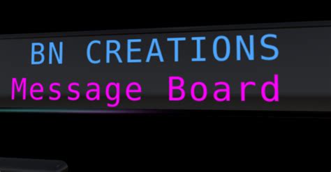 Second Life Marketplace Scrolling Message Board 2l S V1 4