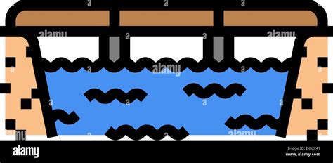 Beam Bridge Color Icon Vector Illustration Stock Vector Image And Art Alamy