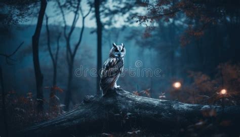 Spooky Forest Dark Night Horror Mystery Evil Animals In The Wild