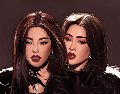 Itzy Fanart Portrait Projects Photos Videos Logos Illustrations And Branding Behance