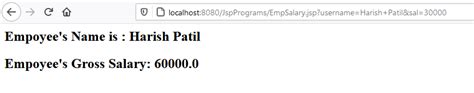 4 Write A Jsp Program That Accepts Employee Name And Basic Salary