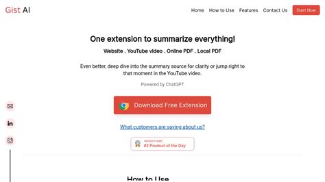 Gist Ai One Extension To Summarize Everything