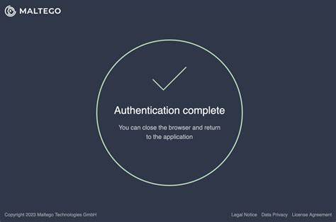 Maltego Initial Activation Of Maltego Graph Desktop Using Your