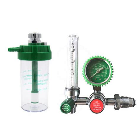 Brass Oxygen Regulator By Excellent Medical Color Code Chromr Plated
