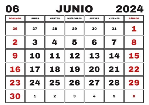 Calendario Junio 2024 Obtenga Aquí El Calendario Junio 2024 Para Imprimir