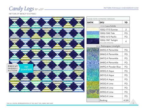 Candy Logs Windham Fabrics