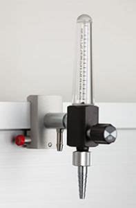 Variable Area Flow Meter 32015 00 Dameca Oxygen For Hospitals Rail Mounted
