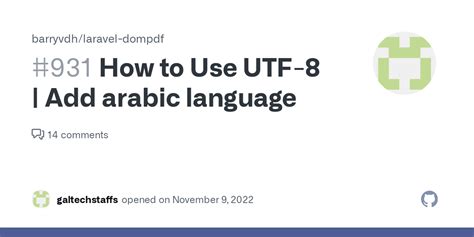 how to use utf 8 add arabic language · issue 931 · barryvdh laravel