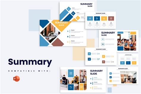 Summary Powerpoint Templates Presentation Templates ~ Creative Market