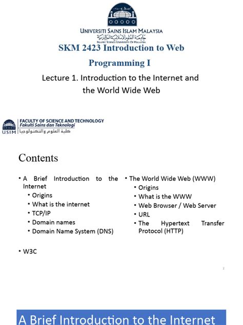 01a232 Chapter 1 Introduction To The Internet And Pdf World