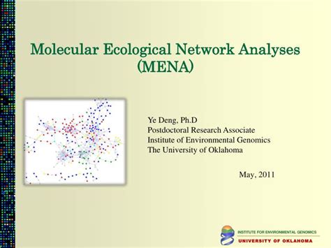Ppt Molecular Ecological Network Analyses Mena Powerpoint