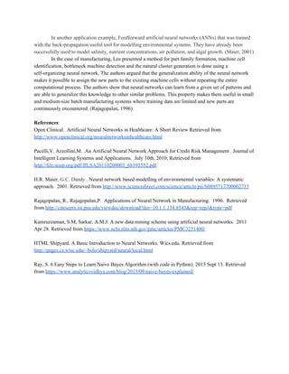 Neural networks naïve bayes and decision tree machine learning PDF