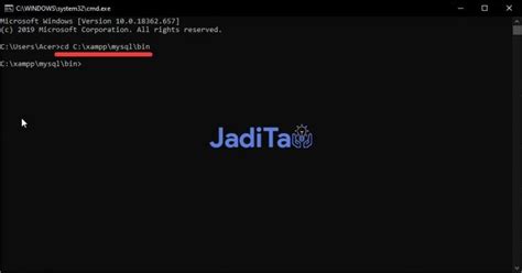 Cara Menjalankan MySQL Di Command Prompt