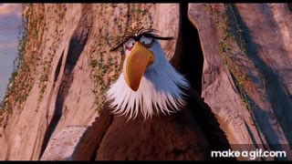 Angry Birds Movie Mighty Eagle Red Chuck Bomb Singing Scene Blu