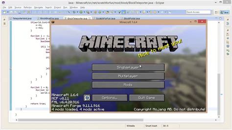 [1 6 4] minecraft forge modding tutorials custom dimension part 24 final touches youtube