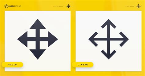 Move Icon · Solid · Coreui Icons · Svg Javascript Typescript And Webfont