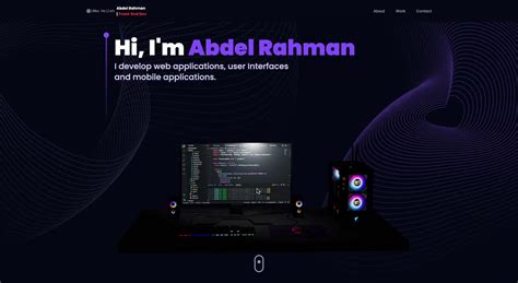 abdel rahman abu hejleh on linkedin webdevelopment reactjs threejs portfolio javascript