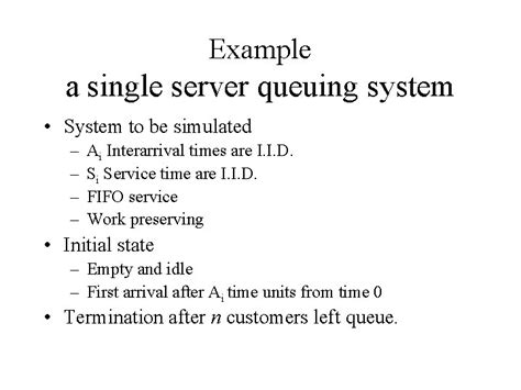 Simulation Based On Law Kelton Simulation Modeling Analysis