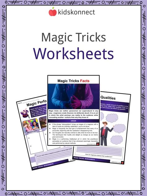 Magic Tricks Worksheets And Facts Styles Tips Examples