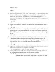 AP STAT UNIT 6 4 Docx AP STAT UNIT 6 Concept 3 1 There Are Only 8 Chairs In Our Whole House