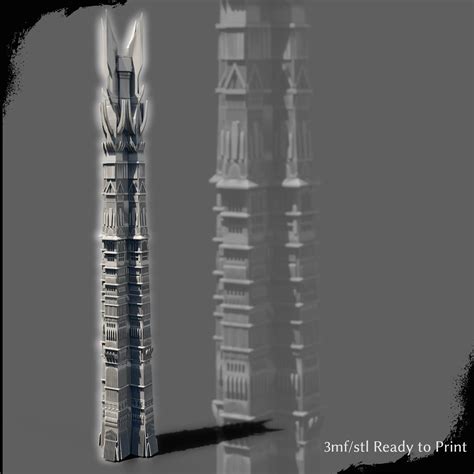 3d Printer Files 3mf File Orthanc Saruman Tower Lord Of The Rings