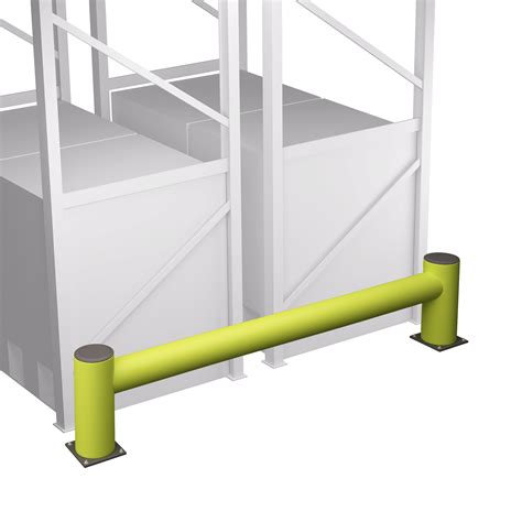 End Of Aisle Single Rail Barriers Brandsafe Protection