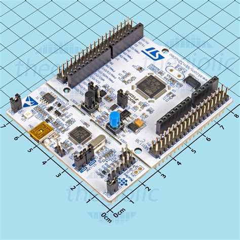 mạch nucleo stm32f1 f103rb sku 8498 bộ nhớ flash 128kb on board