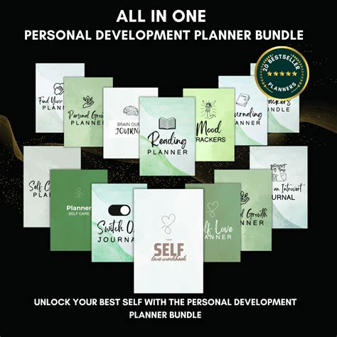 Personal Development Planner Bundle Spread Sheet Max