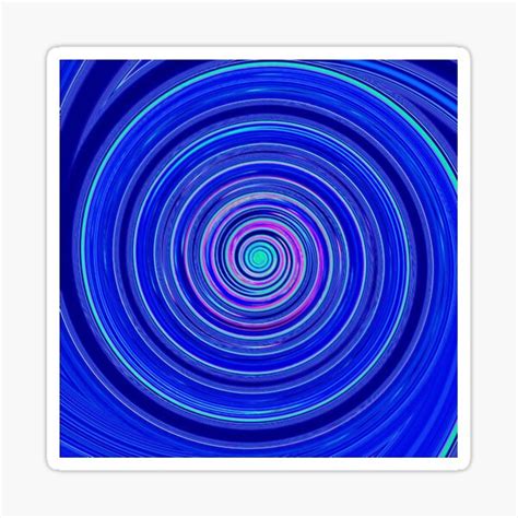 Pegatina «pintura Giratoria Recreada Azul Eléctrico Morado Verde