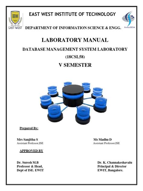 Dbms 5th Sem Labmanual Pdf Databases Sql