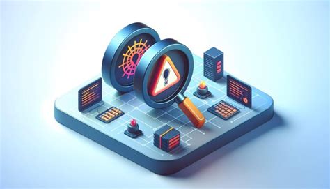 3d Proactive Cyber Threat Detector Magnifying Glass Zeroes In On