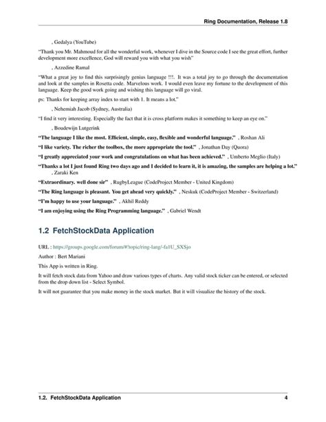 The Ring Programming Language Version 18 Book Part 4 Of 202 Pdf