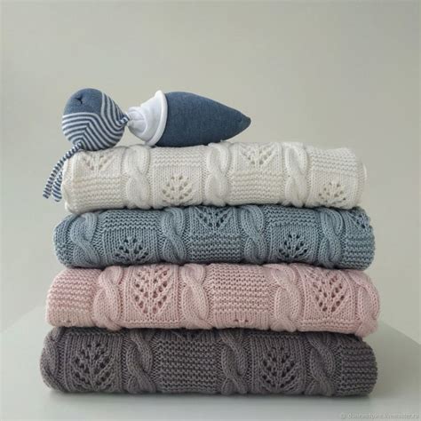 Плед детский Листья четыре цвета и два размера в интернет магазине на Ярмарке Мастеров