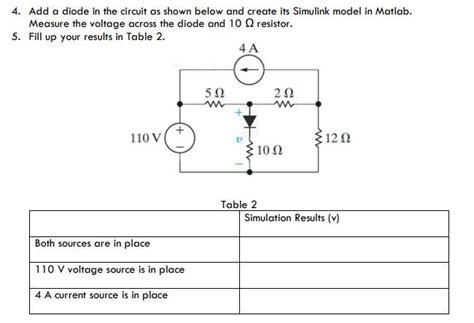 Solved Need Help To Make A Simulink Model For Table 2 As I