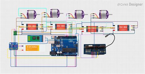 Arduino Uno R3 Controlled Quadcopter With Bluetooth And Accelerometer