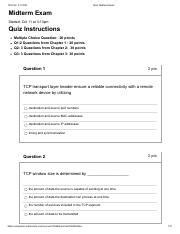 Quiz Midterm Exam Pdf PM Quiz Midterm Exam Midterm Exam Started Oct At