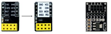 Nrf24l01 24 Ghz Radio Modules • Wolles Elektronikkiste