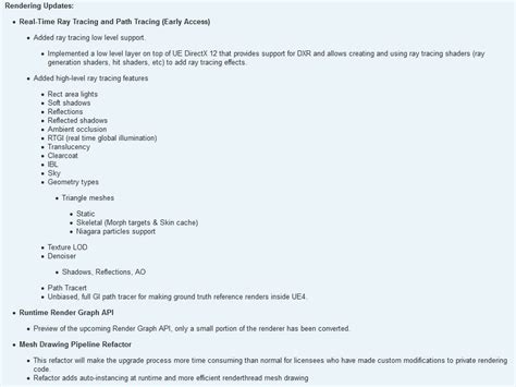 Unreal Engine Gets A Host Of Real Time Raytracing Features Techpowerup