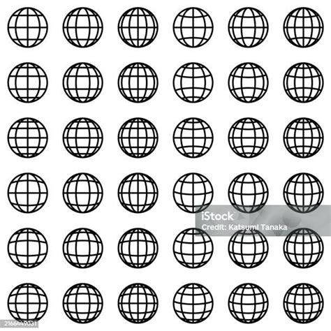 다양한 모양의 지구와 같은 기호의 벡터 일러스트 레이 션 세트 0명에 대한 스톡 벡터 아트 및 기타 이미지 0명