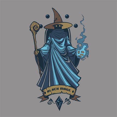 Final Fantasy 1 Class Illustrations On Behance